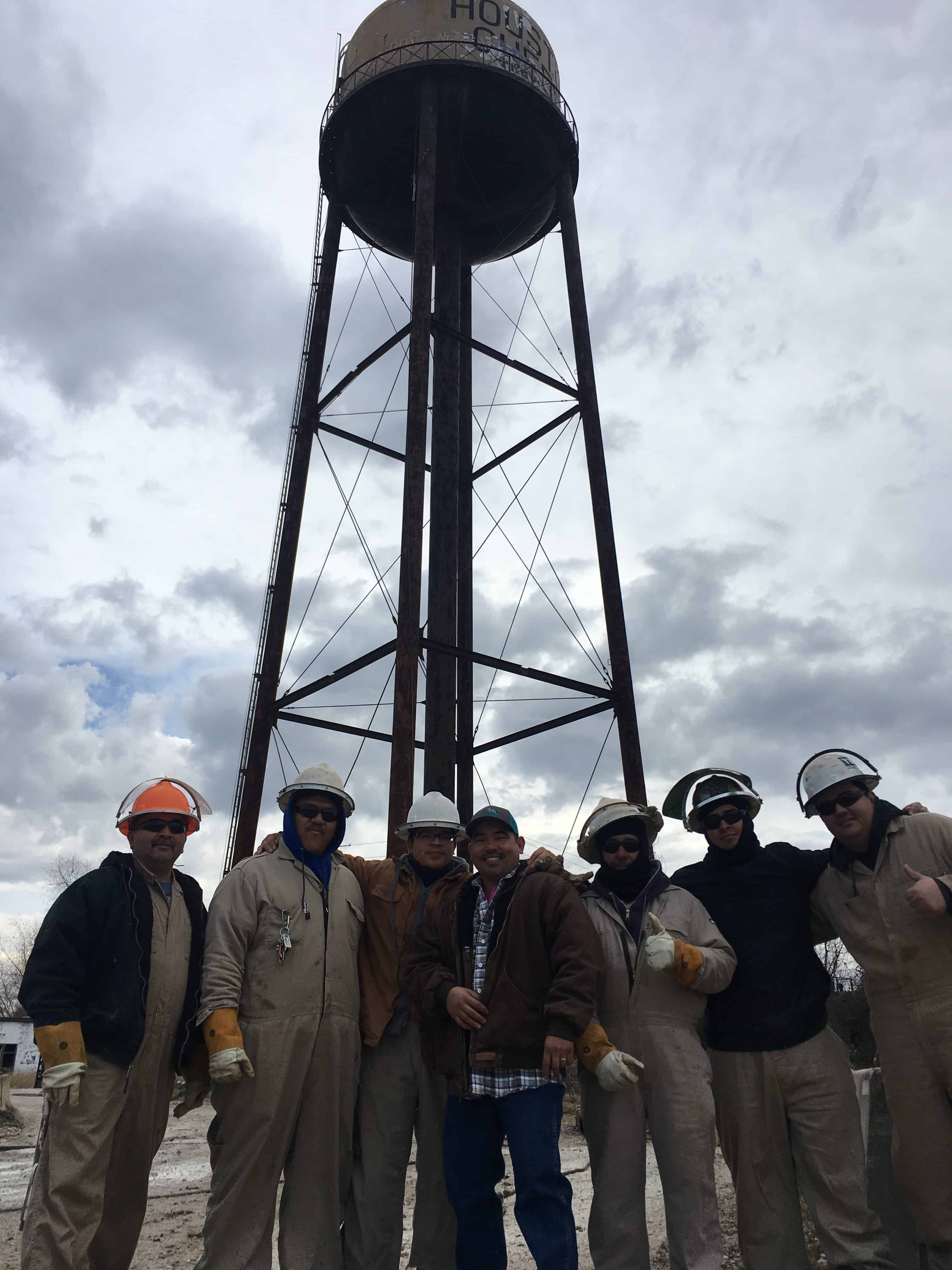 Water Tower Demolition Midwest Steel